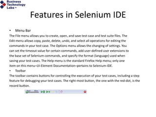 Selenium tutorial | PPT
