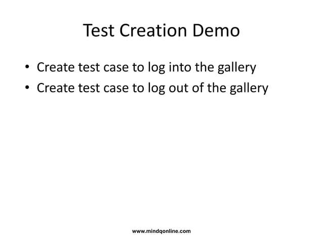 Selenium Tutorial Ppt Free Download