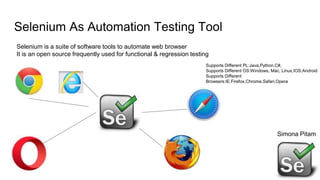 Selenium tutorial | PPT