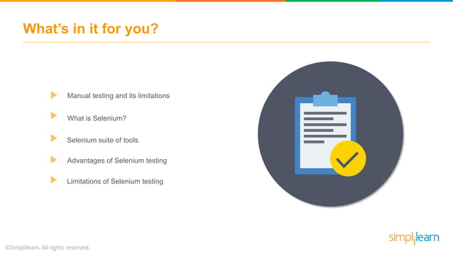 Selenium Tutorial For Beginners Selenium Automation Testing Tutorial Selenium Simplilearn