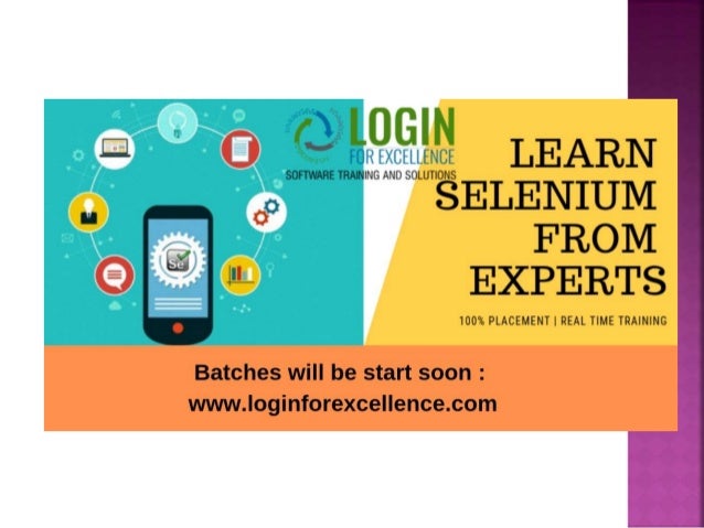 Selenium Types Of Login For Excellence