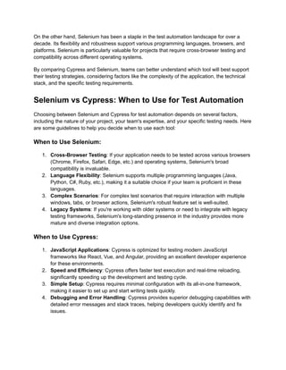 Selenium vs Cypress_ A Guide to Understanding the Key Differences.pdf