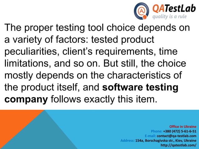 Selenium vs QTP | PPT