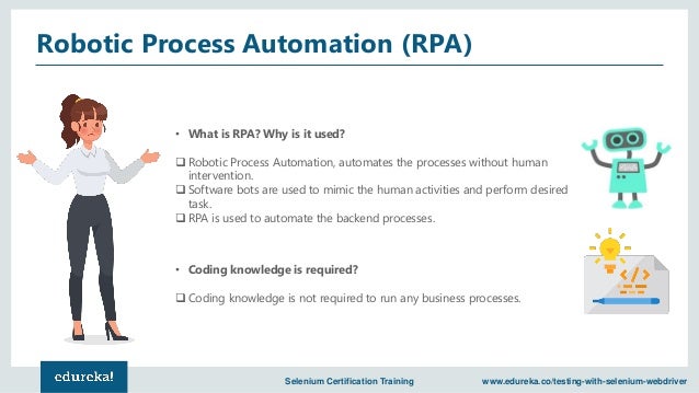 Selenium Vs Rpa Test Automation Vs Robotic Process Automation Rpa…