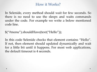 Selenide vs. Selenium: The War Of Technologies | PPTX | Web Development ...