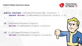 Implicit and Explicit waits in Selenium WebDriwer, how to. | PPT