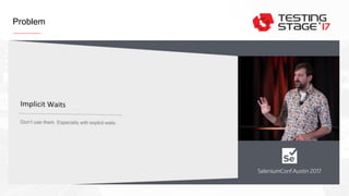 Implicit and Explicit waits in Selenium WebDriwer, how to. | PPT