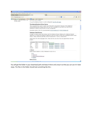 About Selenium Webdriver | PDF