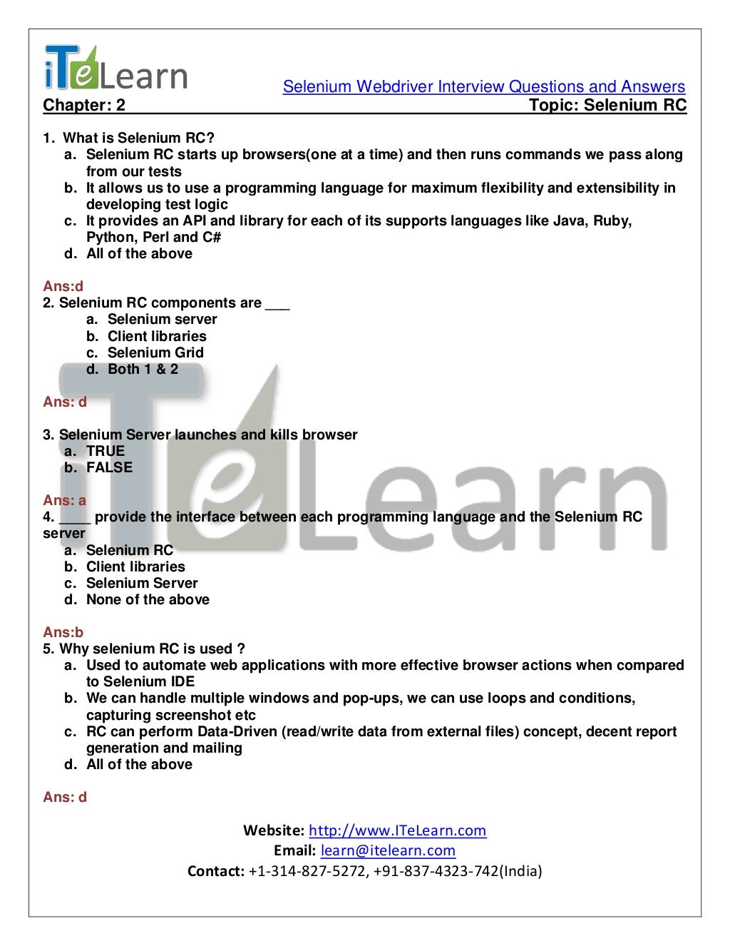 Selenium Webdriver Interview Questions And Answers selenium-webdriver-interview-questions-and-answers