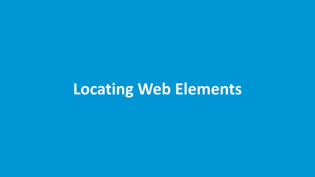 Selenium Webdriver Tips And Tricks Ppt
