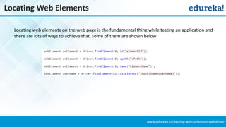 Selenium WebDriver: Tips and Tricks | PDF