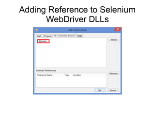 Selenium WebDriver with C# | PDF