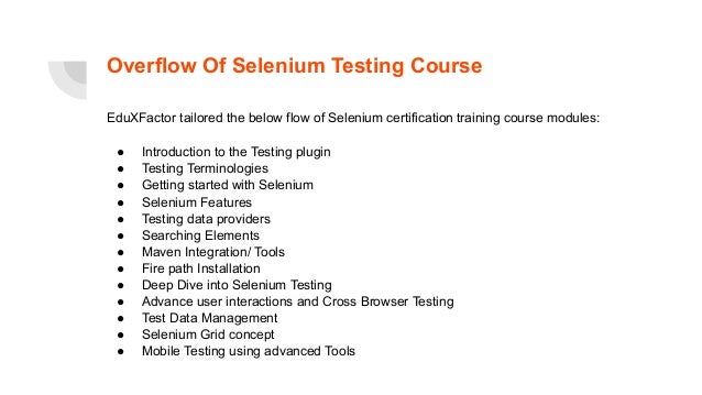 Selenium With Python Training Ppt
