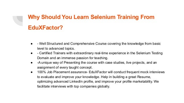 Selenium With Python Training Ppt