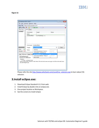 Selenium with testng and eclipse ide | PDF