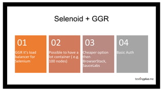 Selenoid + Allure - How to use these tools together? | PPTX | Computing | Technology & Computing