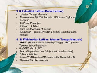 KE MANA HALA TUJU SELEPAS SPM NANTI.pptx