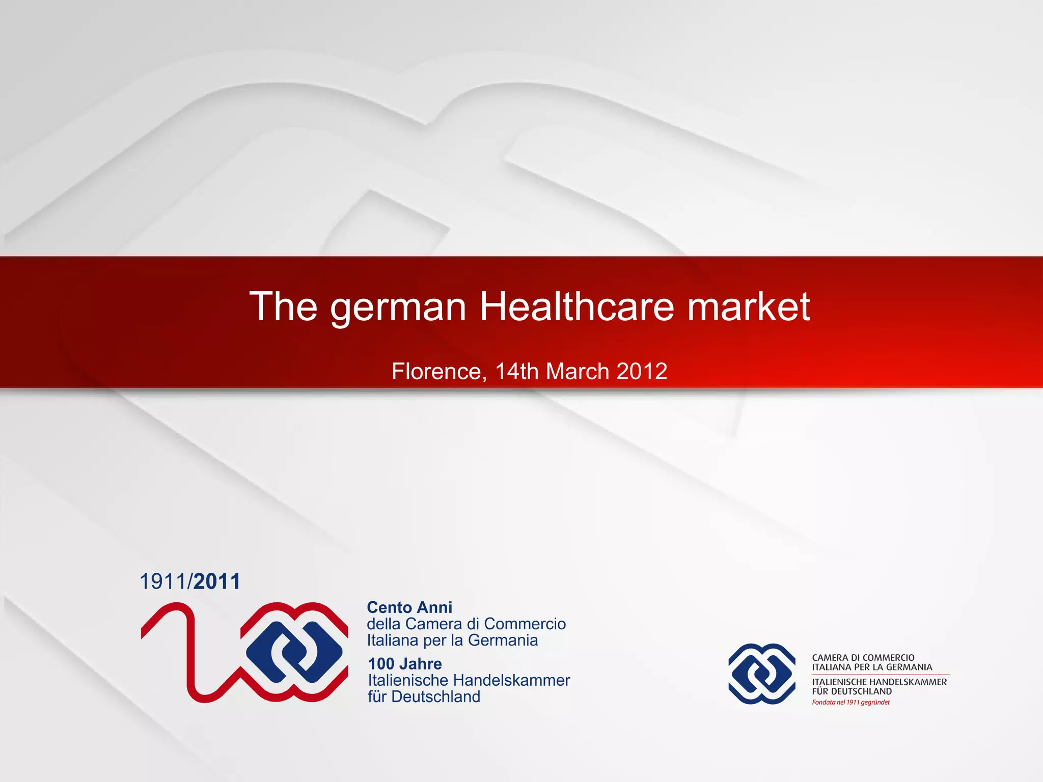 The german Healthcare market | PPT