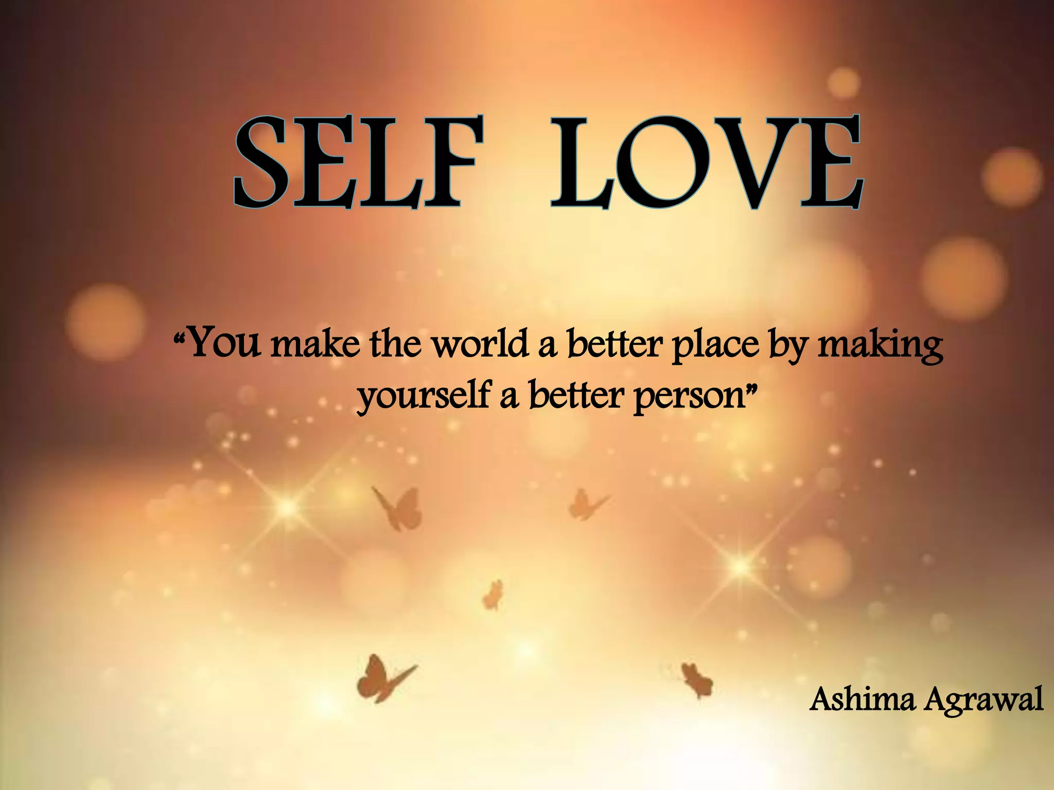 Self Love | PPTX