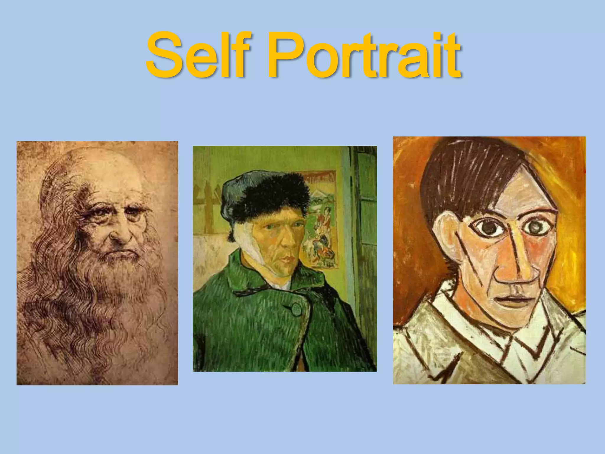 Self Portrait High School ESL Lesson | PPT
