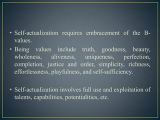 Self Actualization Realizing One S Potential Pptx