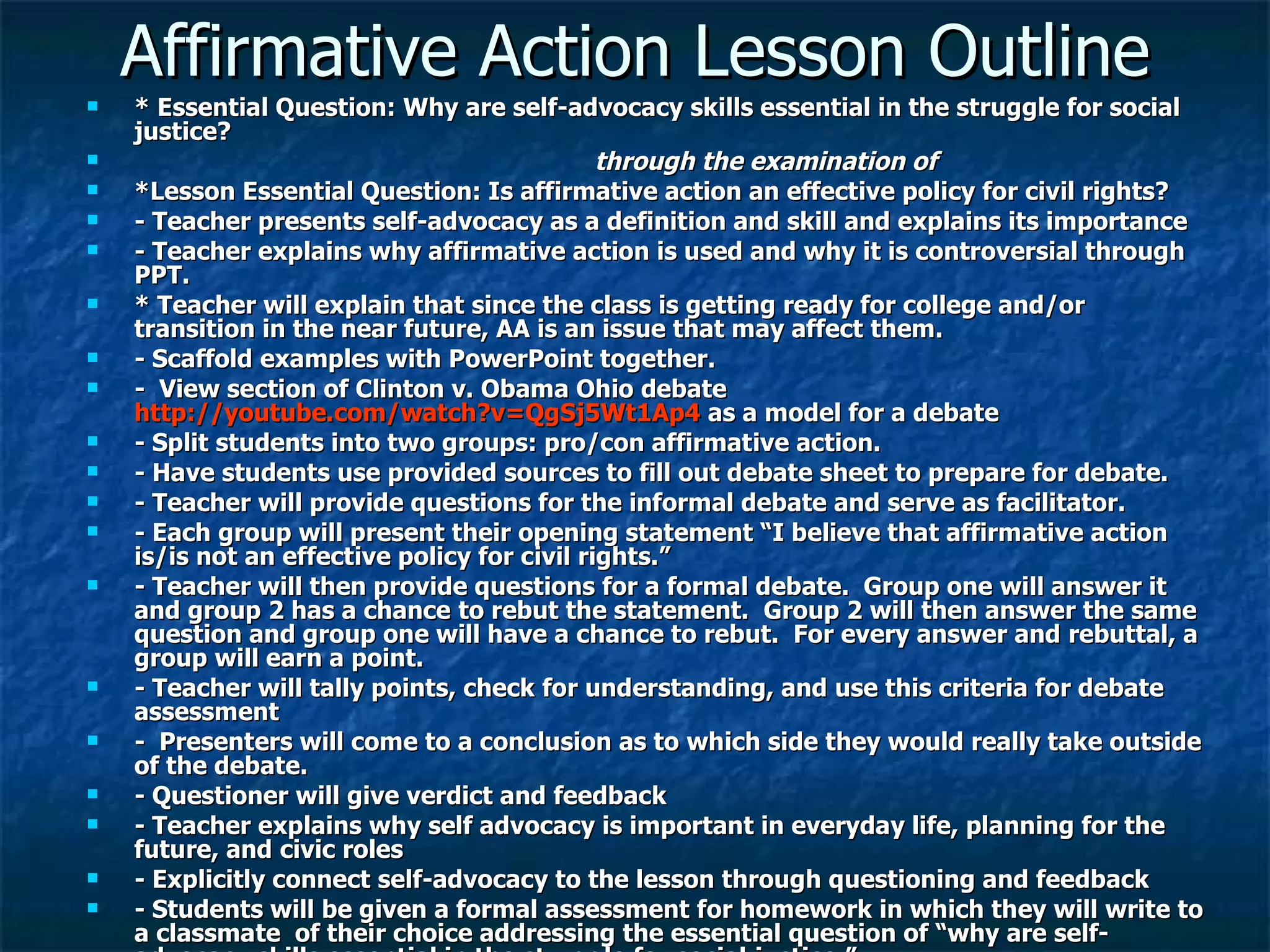 Self Advocacy In The Classroom | PPT