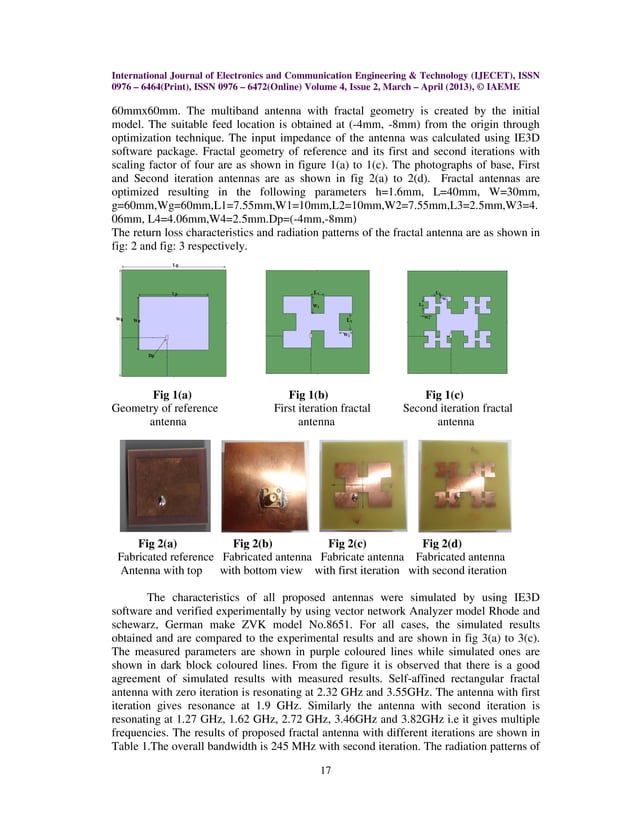 Self affine rectangular fractal antenna with uc-ebg structure-2 | PDF