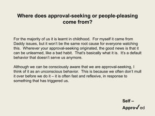 Why do we seek approval from others? | PPTX