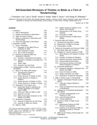 Self assembled monolayers | PDF