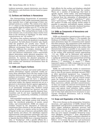 Self assembled monolayers | PDF