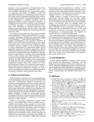 Self assembled monolayers | PDF