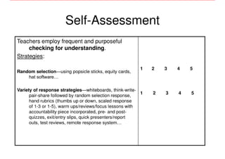 Self-Assess | PPT