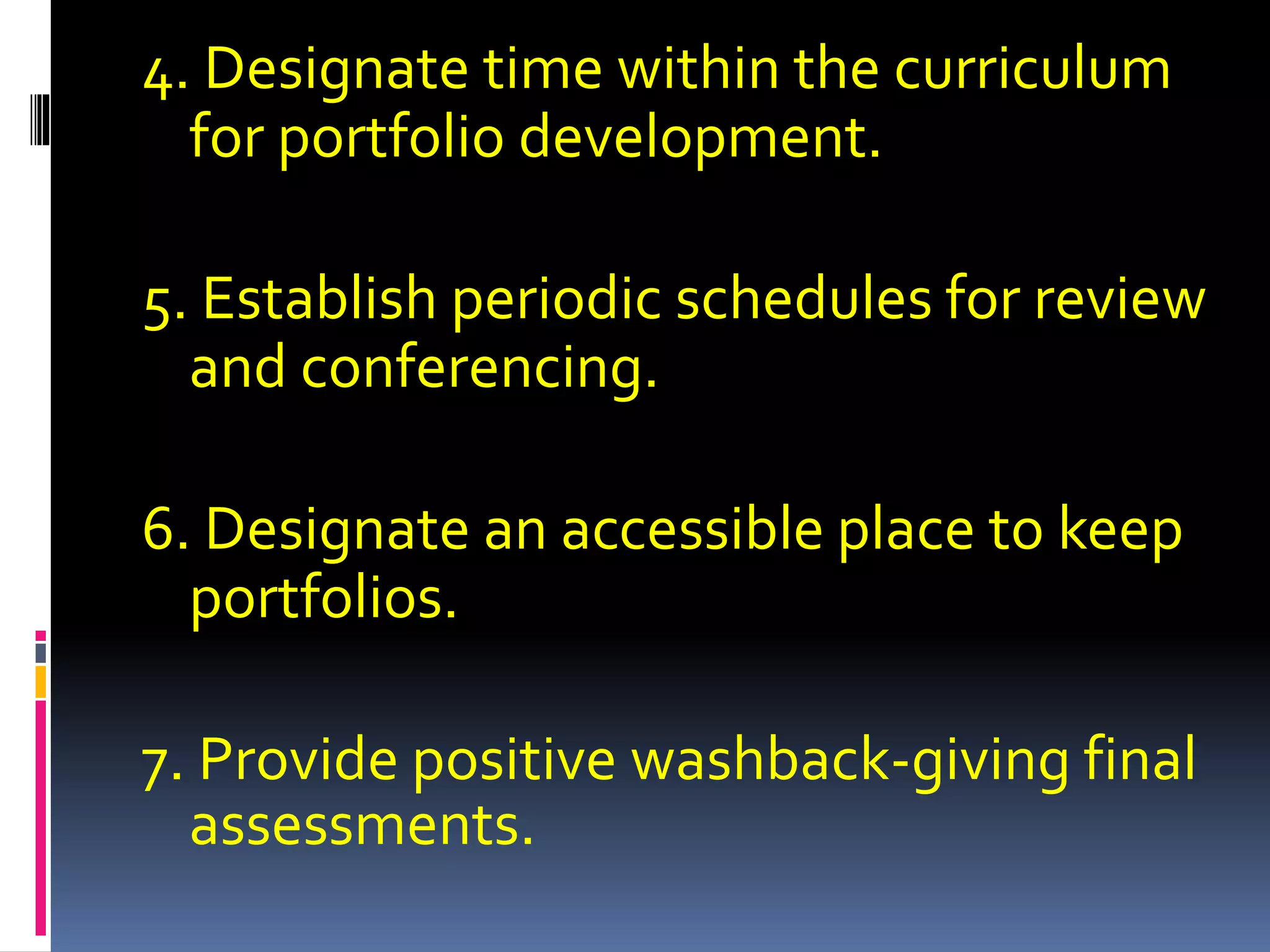 Self assessment (Portfolio) By Miss Muntira Wongsawieng TESOL 7 | PPTX ...