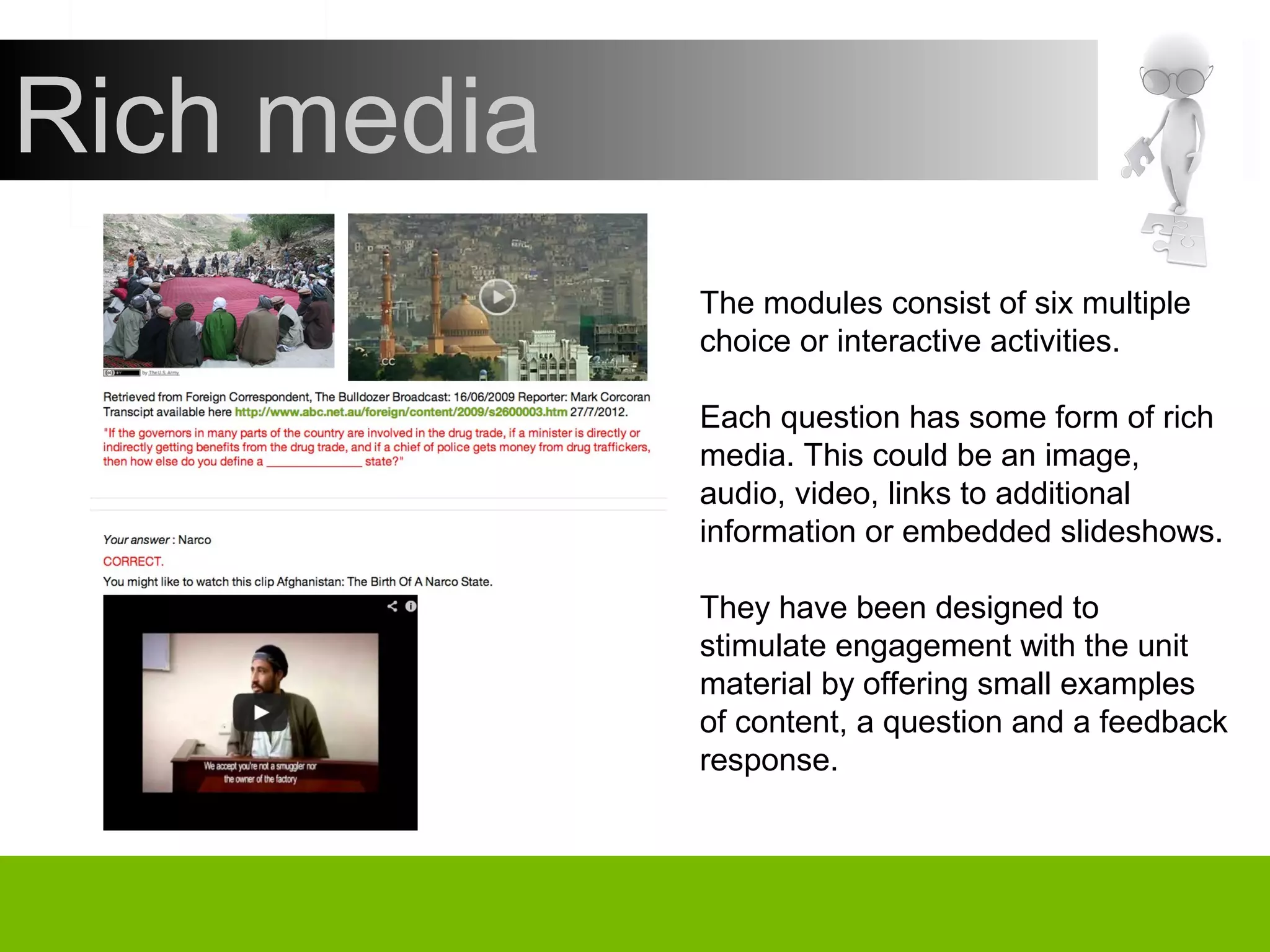 Self assessment modules | PPT