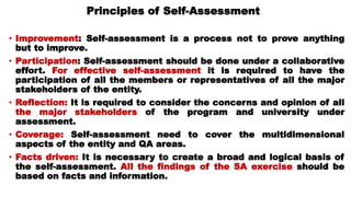 Self-Assessment: Concept and Process | PPTX