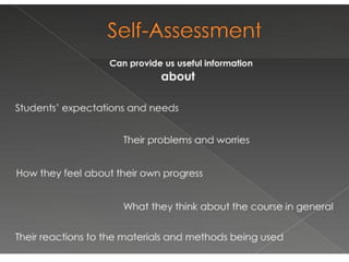 Self Assessment ppt | PPT