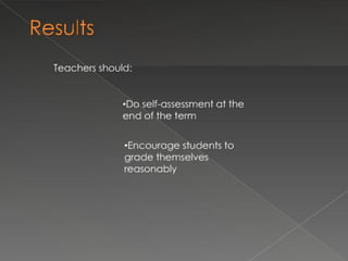Self Assessment ppt | PPT | Free Download