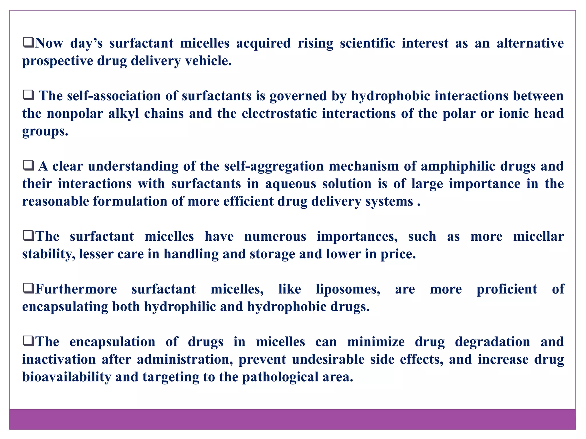 Self Association And Interaction Of Zwitterionic Surfactants With The Ppt