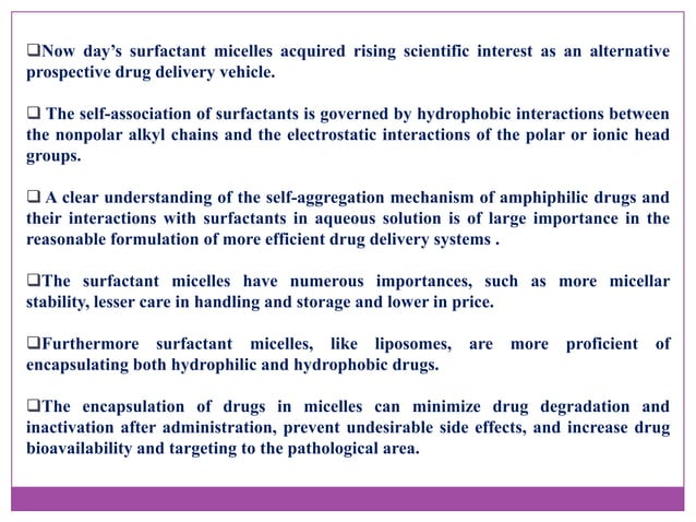Self Association And Interaction Of Zwitterionic Surfactants With The Ppt