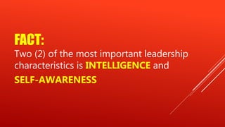 SELF AWARENESS (PERSONALITY DEVELOPMENT) | PPTX