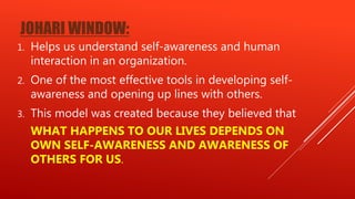 SELF AWARENESS (PERSONALITY DEVELOPMENT) | PPTX