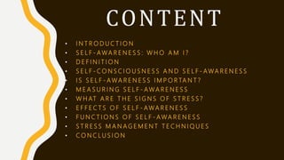 Self awareness | PPTX