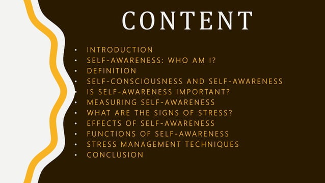 Self awareness | PPTX | Mental Health | Diseases and Conditions