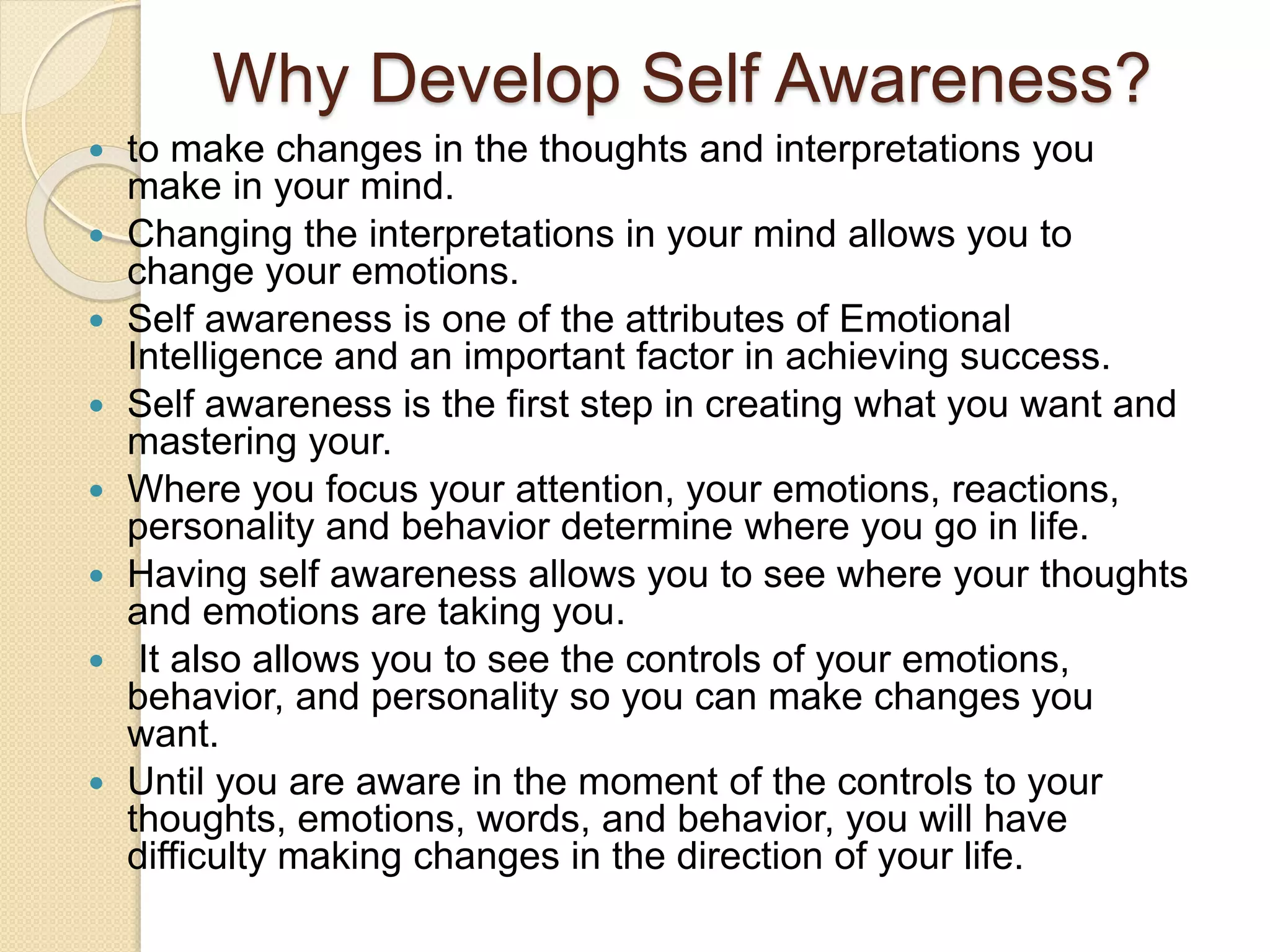 Self awareness & swot analysis | PPTX