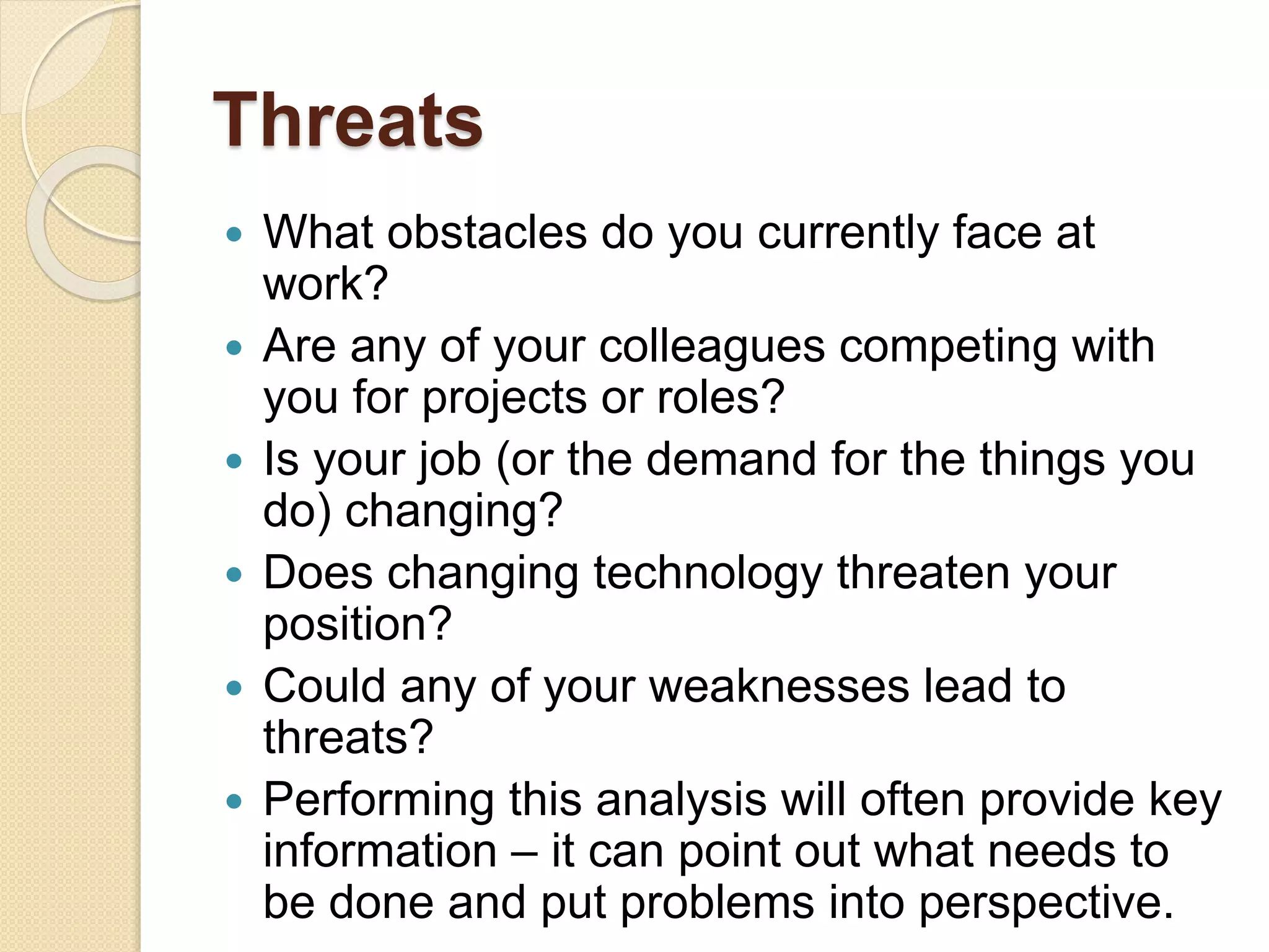 Self awareness & swot analysis | PPTX