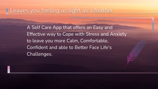A Self-Care App Case Study | PDF