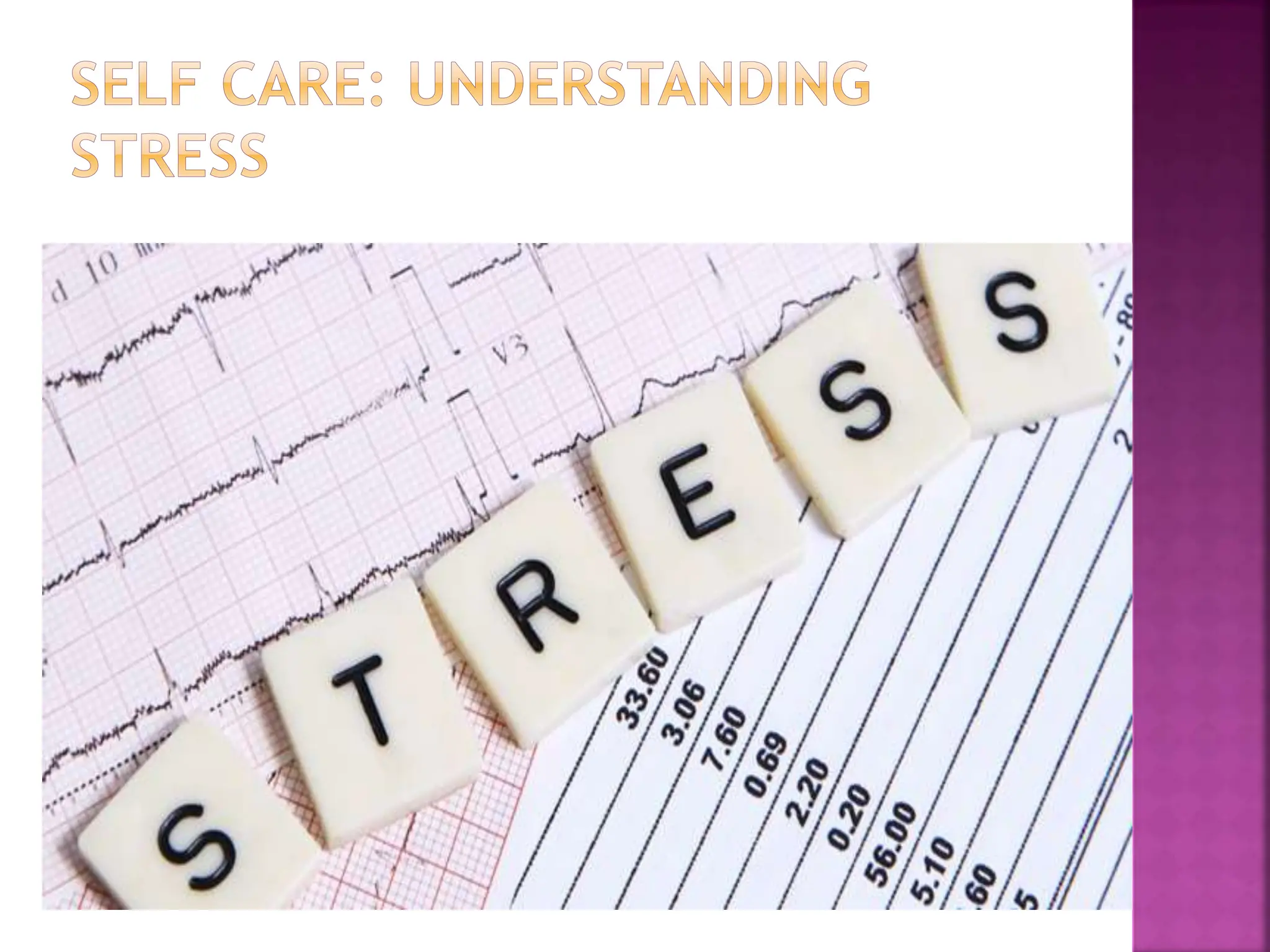 Self-Care and stress management module from | PPTX