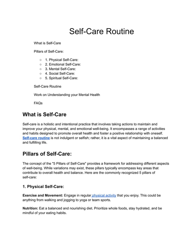 Pillars about Self-Care Routine .pdf