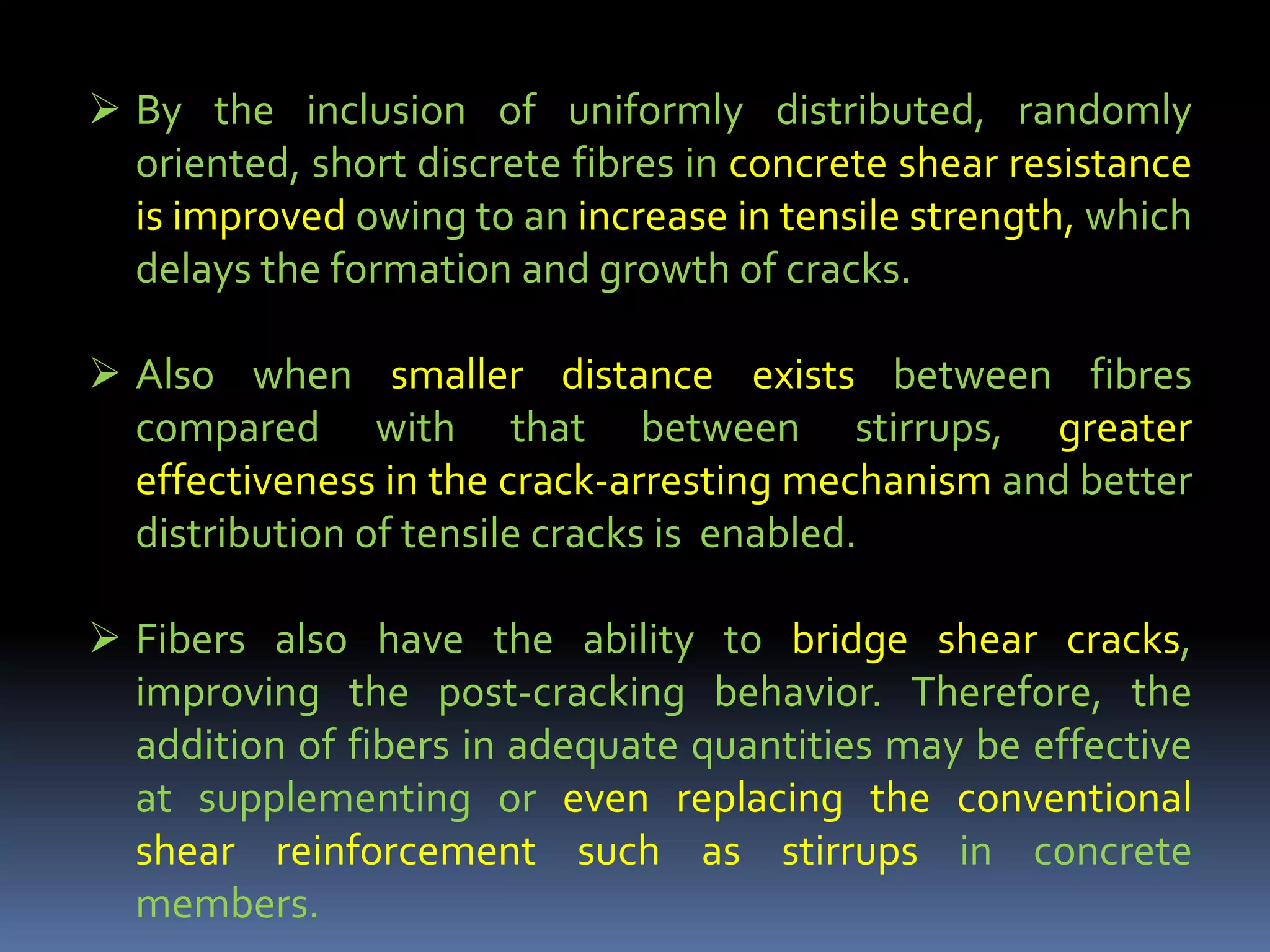 Self Compacting Fiber Reinforced Concrete Pptx