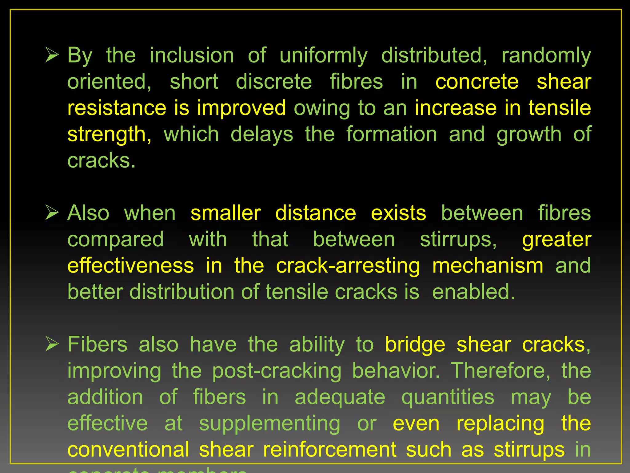 Self Compacting Fiber Reinforced Concrete Pptx